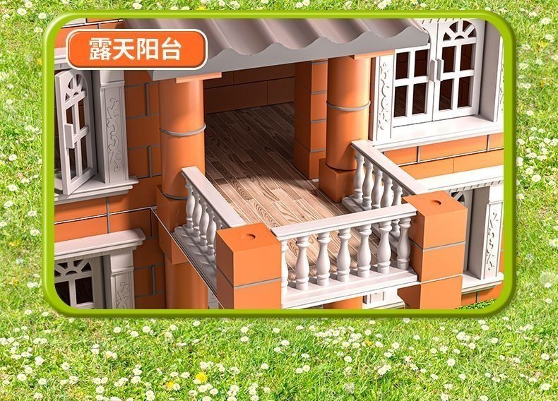 New Store Demai Tile Craftsman Toys Building House Square Mini Brick ...