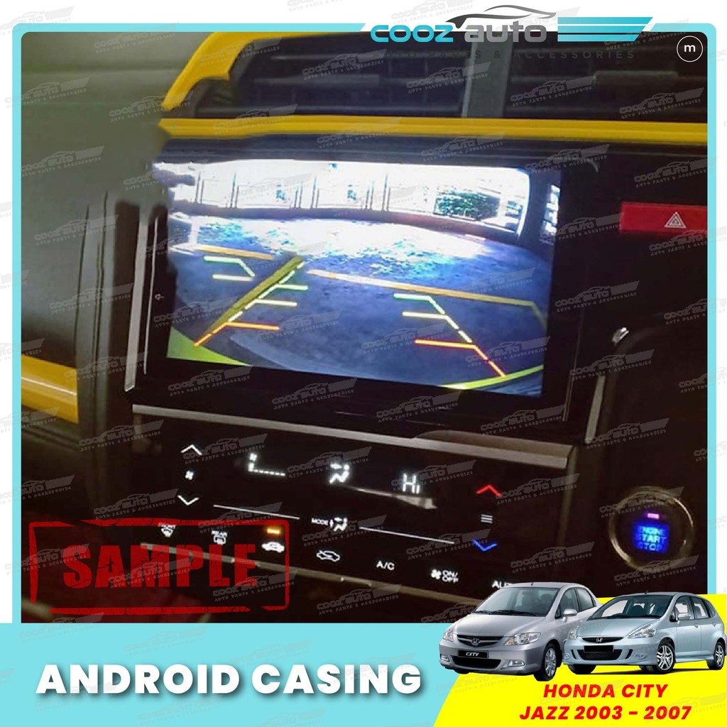 Honda Jazz City 2003 - 2007 9" Car Android Casing Dashboard Audio ...