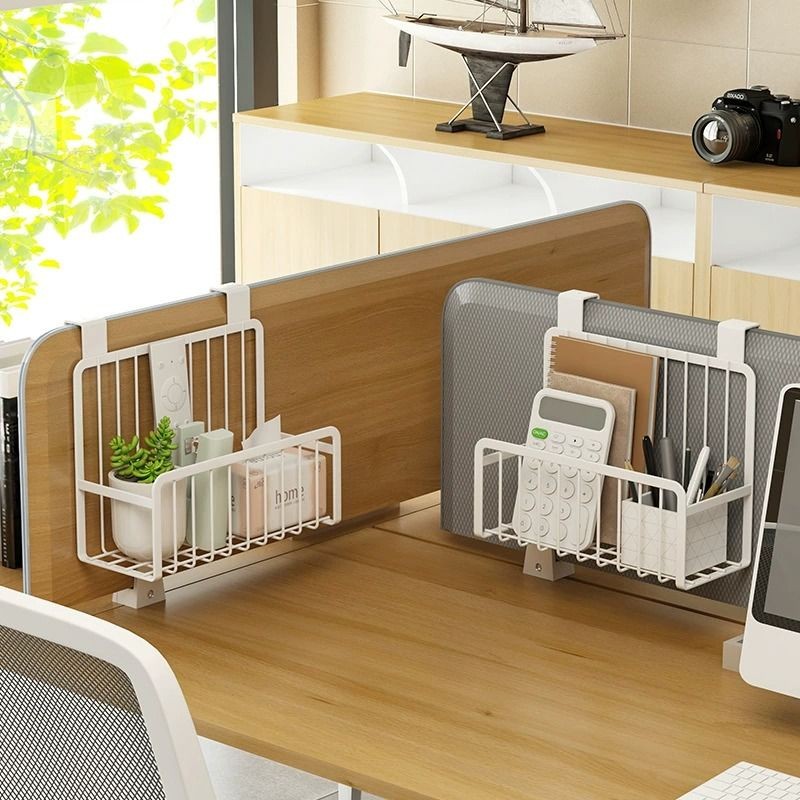 Wrought Iron Storage Rack Office Hanging Desktop Storage And Sorting ...