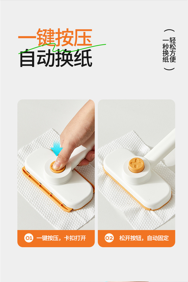 Mop Tuala Muka Mini Pegang Tangan Pembersihan Meja Pegang Klip Kain Isi ...