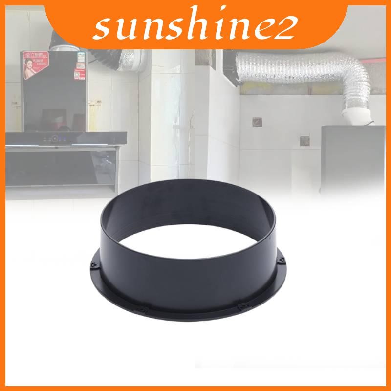 Reliable Abs Plastic Ventilation Flange Round Connector For Exchange Bi ...