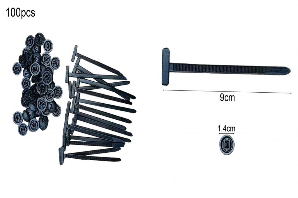 [WX] Emergency Repair Zip Ties Uv Resistant Cable Ties Universal Self ...