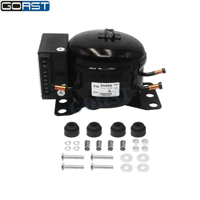 12V 24V DC Car Refrigeration Air Compressor Fridge Freezer Marine Solar QDZH45G R134A | Shopee ...