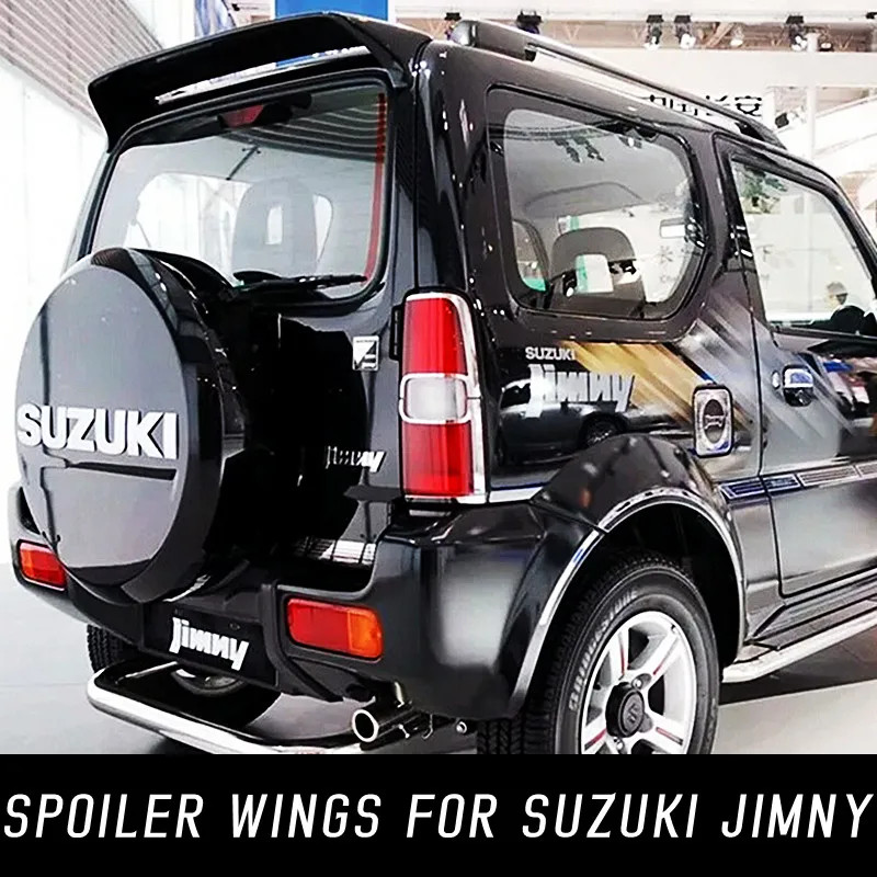 For Suzuki Jimny 2007-2017 Rear Trunk Roof Lid Boot With Lamp Spoiler ...