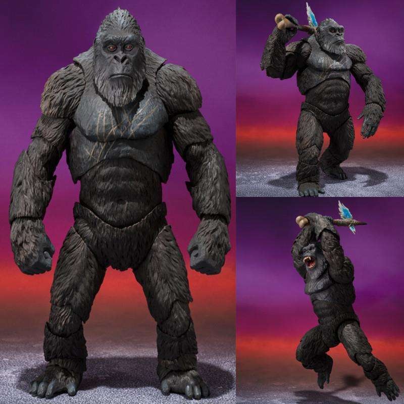 SHM Godzilla Vs. Kong Figure Toy Skull Island Rise Of The Planet Of The ...