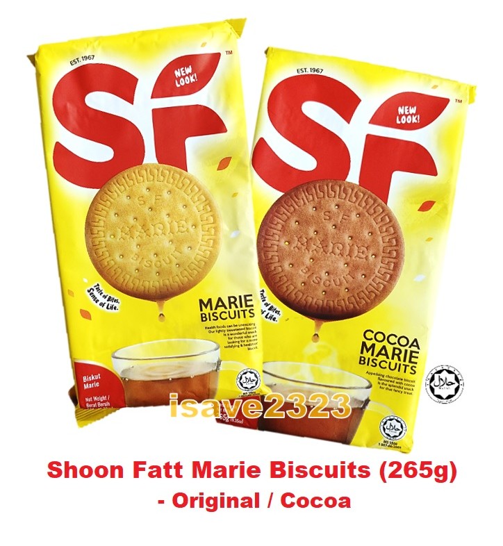 Shoon Fatt Marie Biscuits (265g) - Marie / Cocoa Marie | Shopee Malaysia