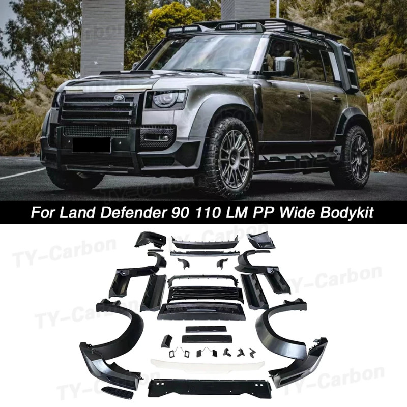 For Land Defender 90 110 LM Style Wide BodyKit Fender Arch For 20-23 ...