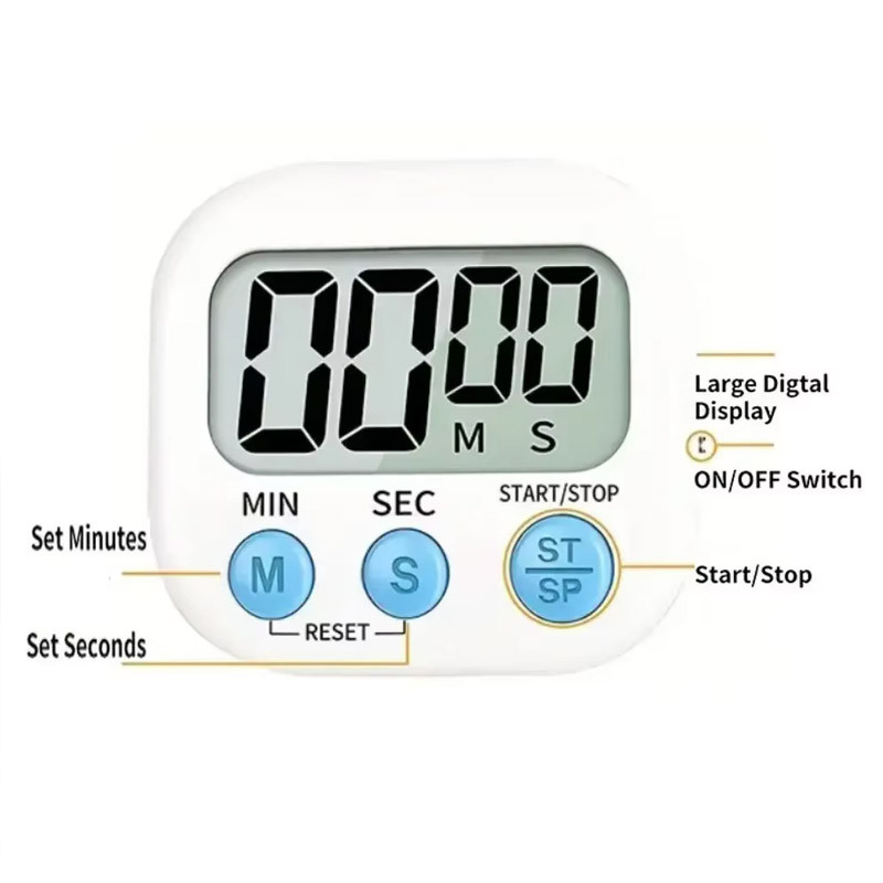 Outdoor Sports Timer Time Manager Student Electronic Alarm Clock With ...