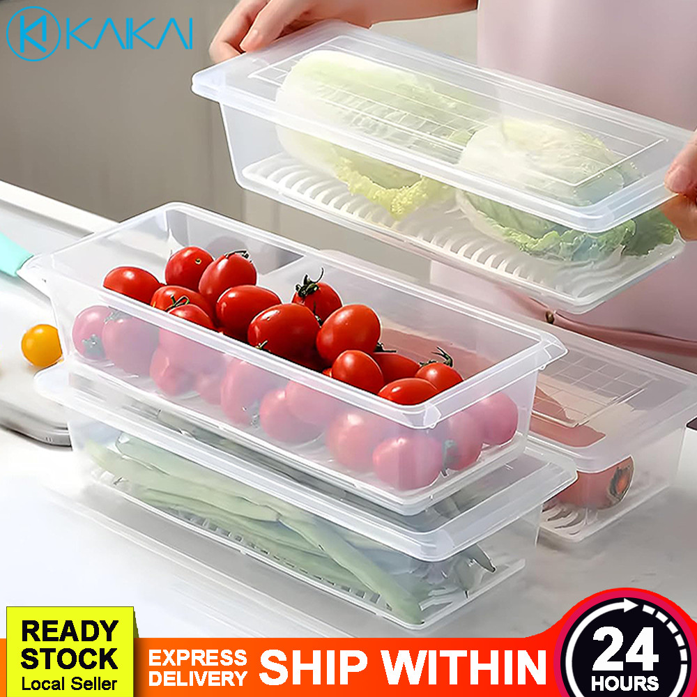 🔥 FROST LOCKER 🔥 Transparent Food Fresh Storage Box Container Removable ...