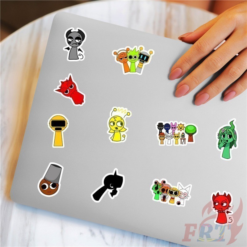 50Pcs Cute Sprunki Stickers Sprunki Incredibox DIY Stickers ...
