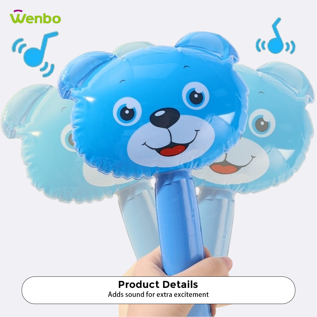 Wenbo Inflatable Cartoon Hammer Toy For Kids Soft Balloon Stick With ...