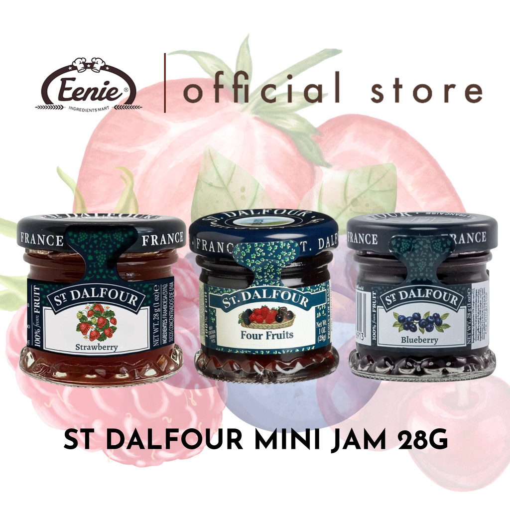 ST DALFOUR MINI FRUIT SPREAD | BLUEBERRY | STRAWBERRY | FOUR FRUITS ...