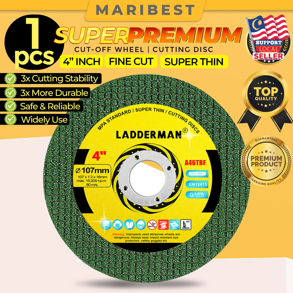 1PC 4 inch PREMIUM Cutting Disc Cut-off Wheel Angle Grinding Disc ...