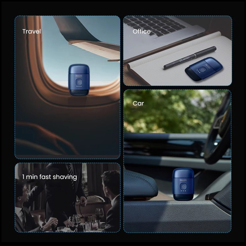 Philips Mini Shaver Portable Razor Official Genuine Men's Electric ...