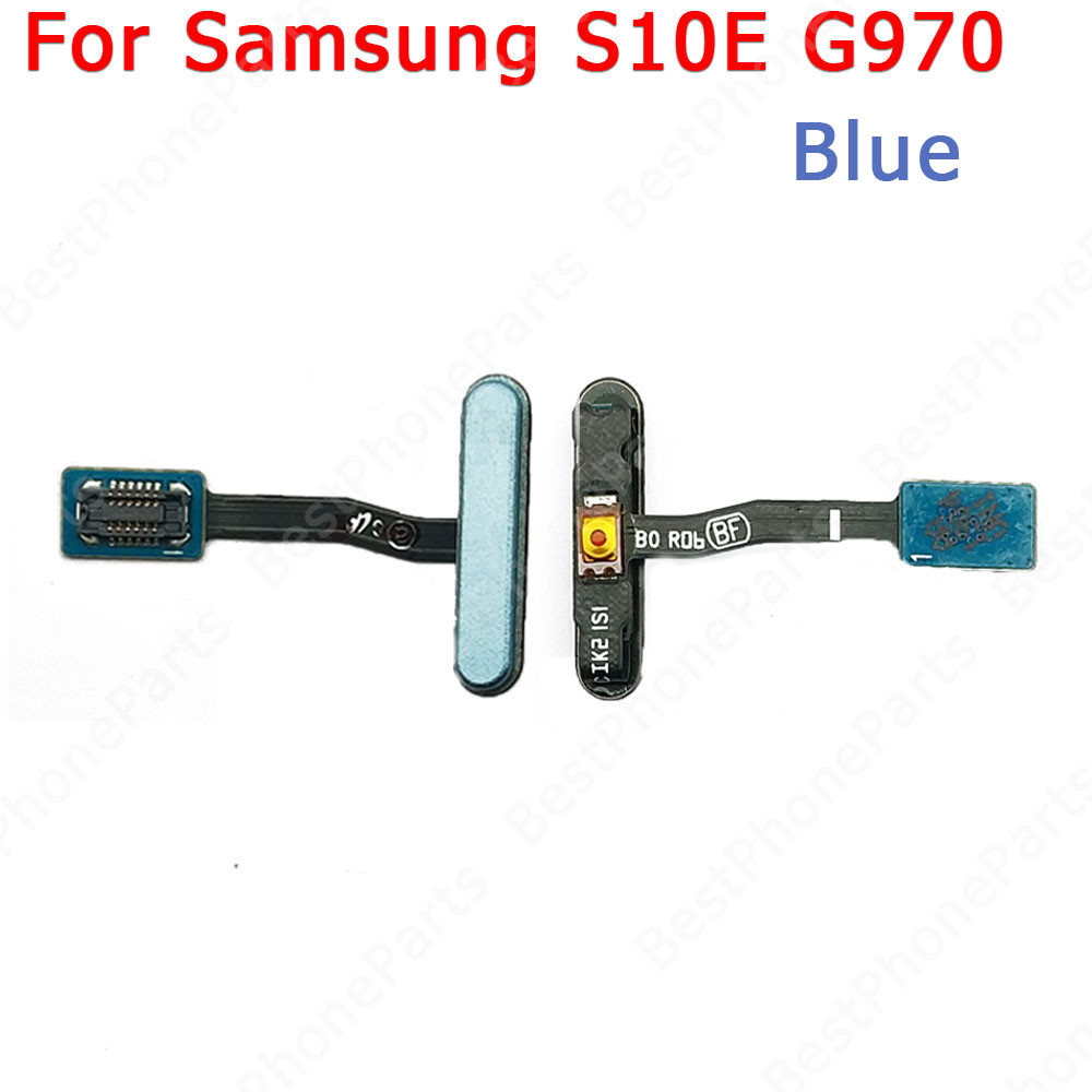 Original Power Button Fingerprint Sensor Flex Cable For Samsung S10 ...