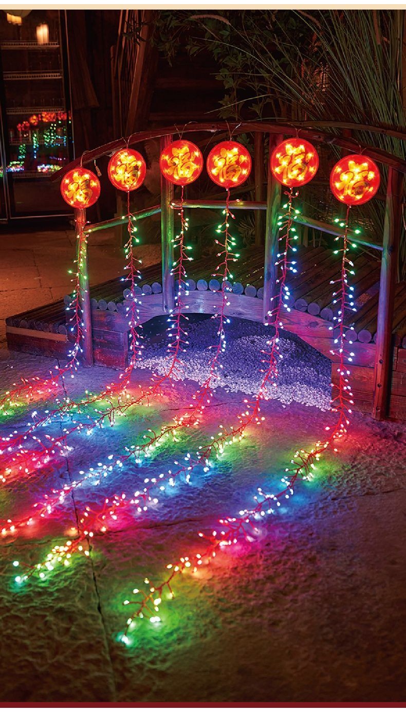 Firecracker Light Plug in Concatenable String Lights Outdoor Light ...