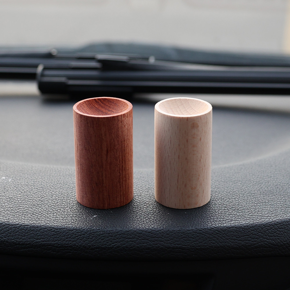 Cylindrical Essential Oil Diffused Wood - Fragrance Diffuser - Fireless ...