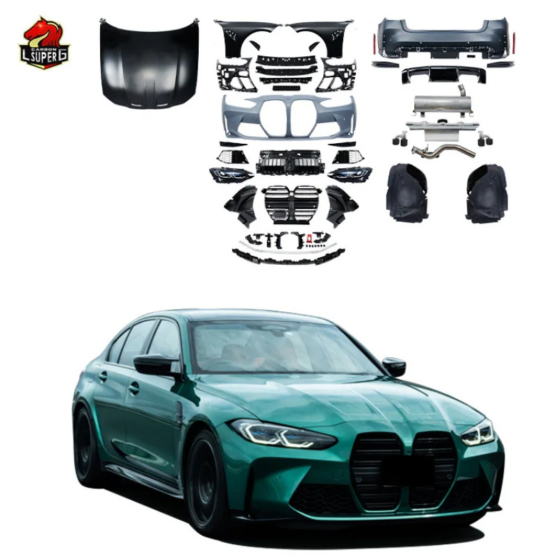 Upgrade to G80 M3 Style for BMW 3 Series G20 G28 Car Body Kit 1:1 wide ...