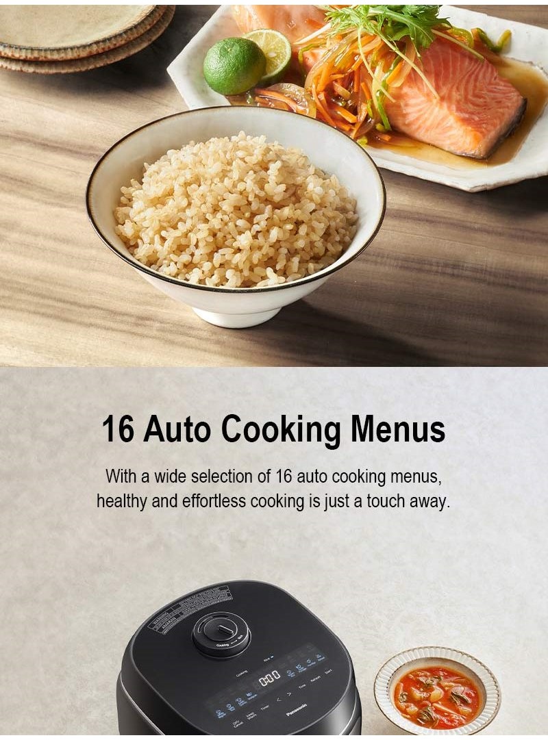 PANASONIC DM104KSK 1.0L MICROCOMPUTER RICE COOKER SR-DM104KSK | Shopee ...