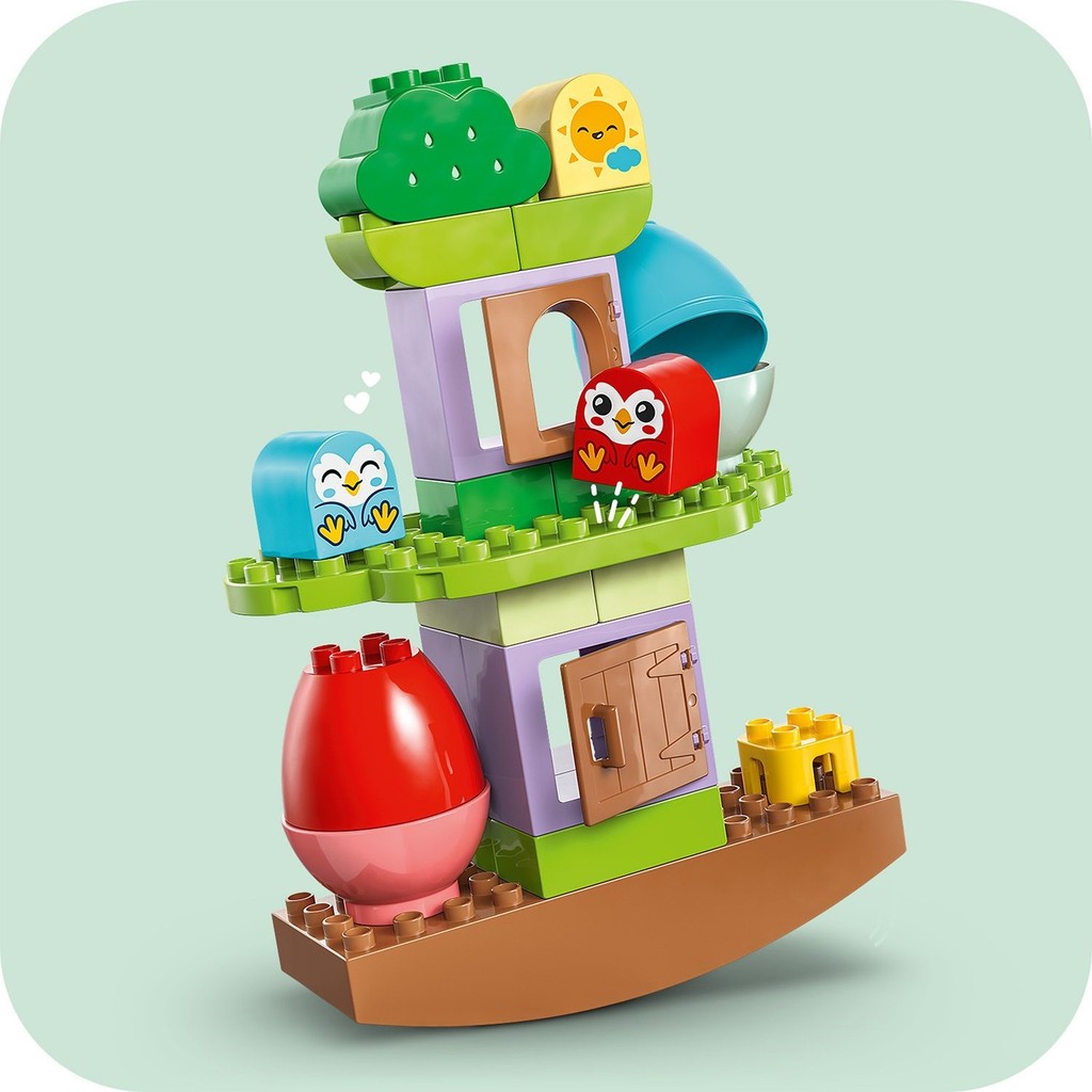 LEGO 10440 DUPLO My First Balancing & Stacking Tree Building Toy Set ...