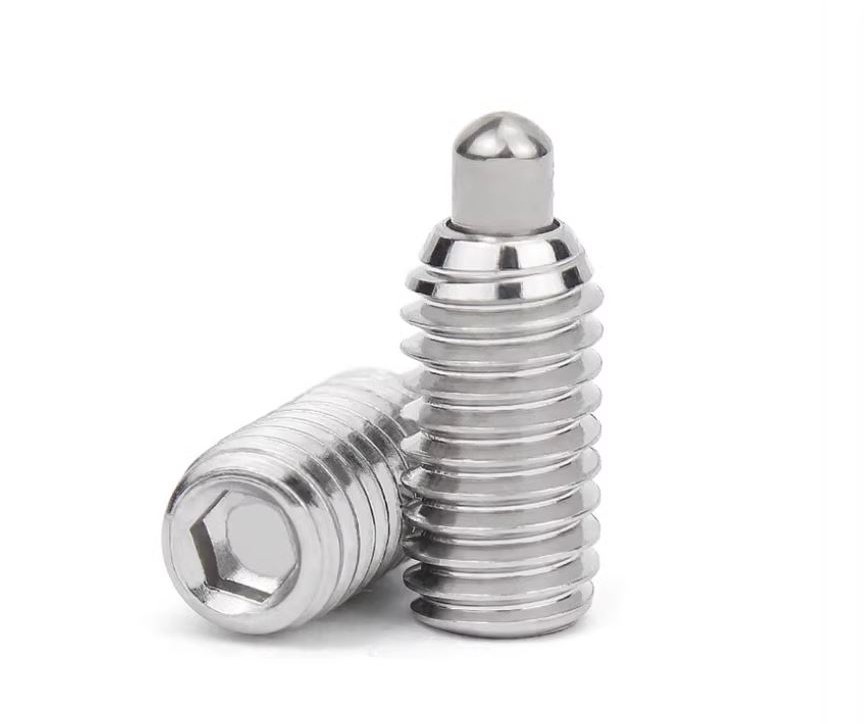 304 Spring plunger cylindrical head M3-M12 pressure telescopic pin 304 ...