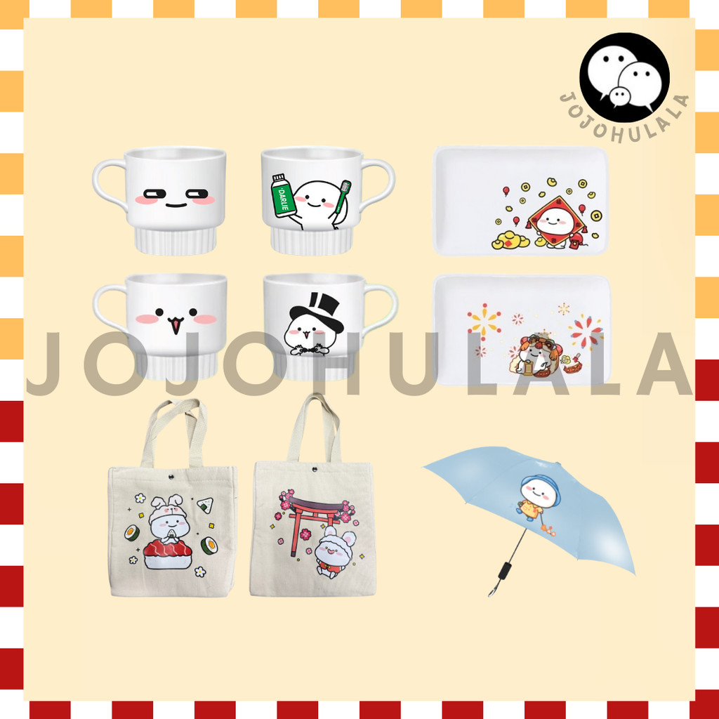 Quby Stackable Cup Mug Bag CNY Plate Bowl Set Fordable Umbrella Thermal ...