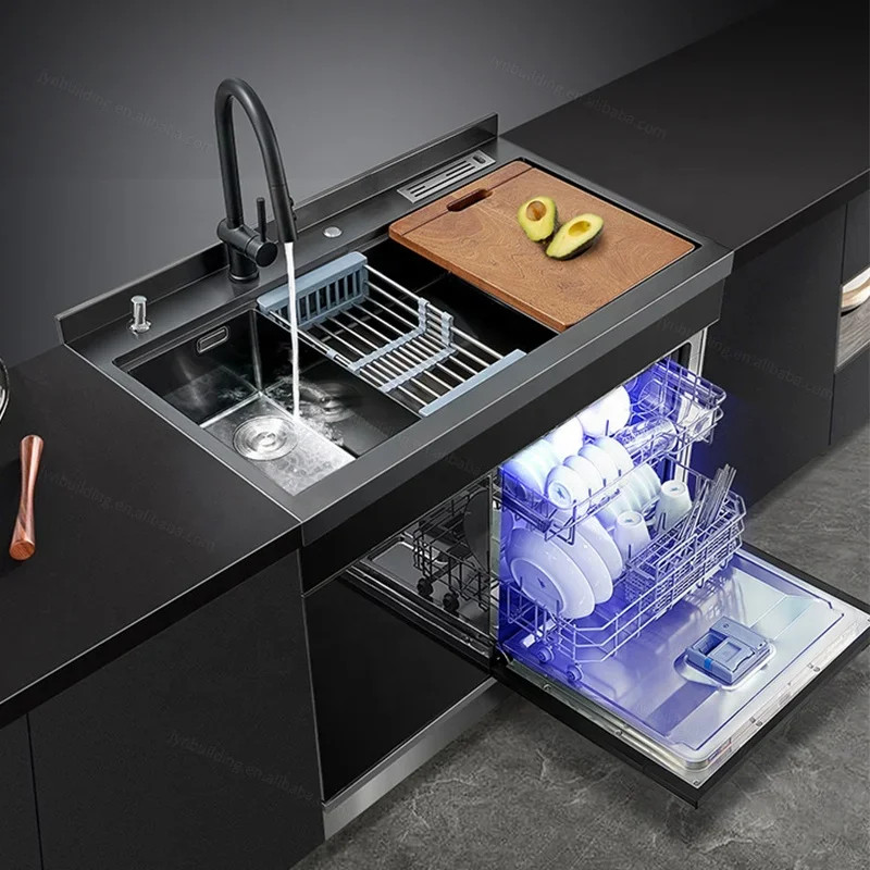 10-12 Set Smart Household Kitchen Fully Automatic Embedded Ultrasonic ...