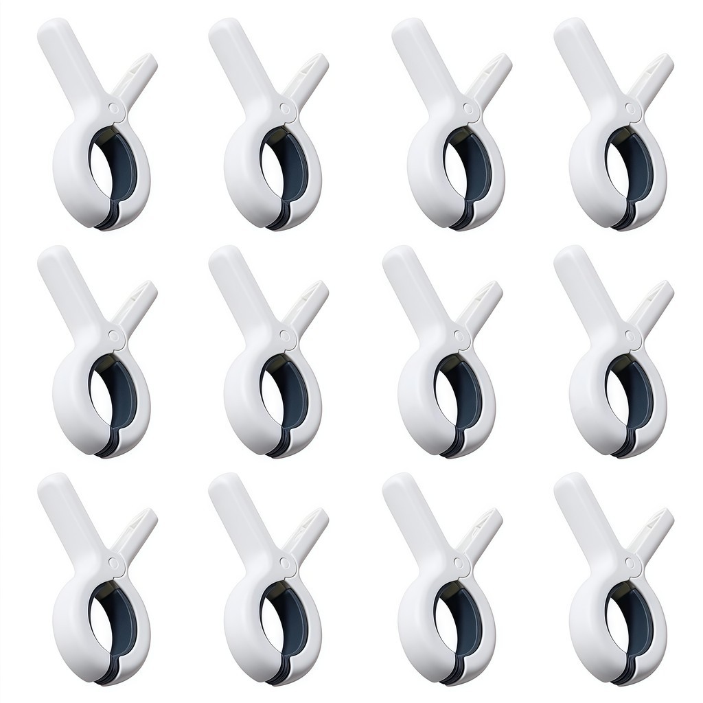 Heavy Duty Plastic Clothes Clips Strong Anti Rust Spring Towel Pegs ...