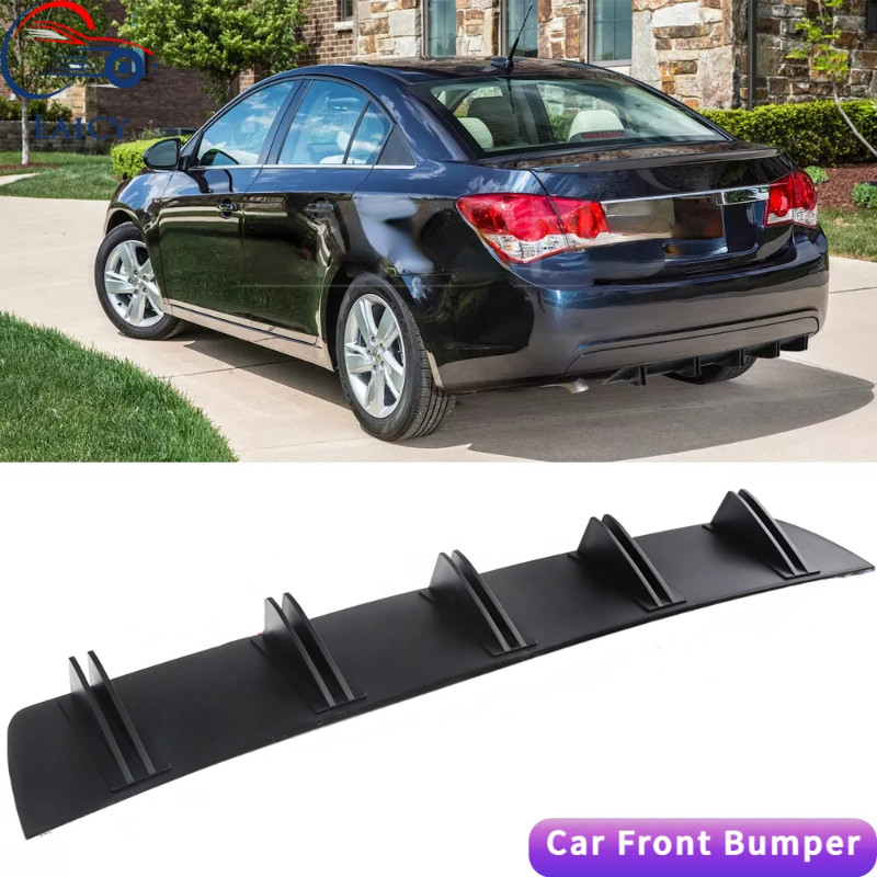 LAICY For Cruze 2010-2019 Car Rear Diffuser Shark Fins Bumper Splitter ...