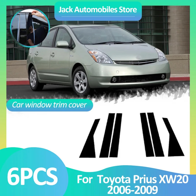 Car Window Trim Cover For Toyota Prius 20 XW20 2004~2009 Pillar Posts ...