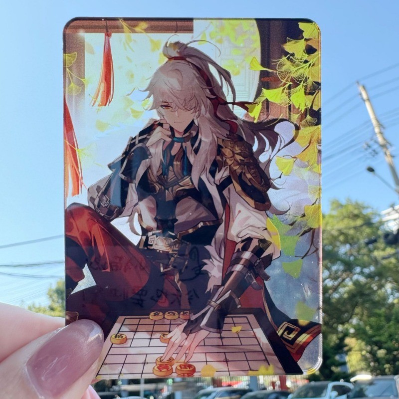 Honkai: Star Rail Transparent Card Firefly Aventurine Anime Peripheral ...