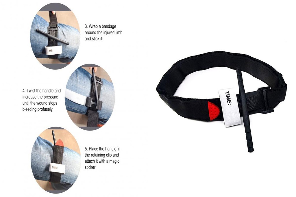 cheer| First Aid Tourniquet One-handed Application Tourniquet Emergency ...