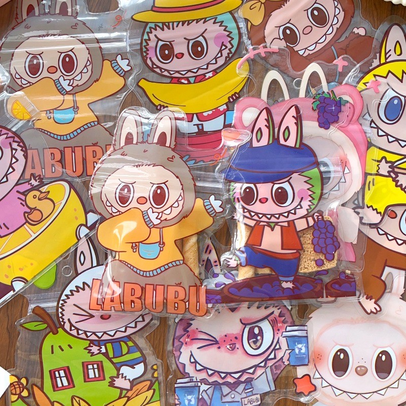 Labubu Self-sealing Bag - Random Style, Colorful - Cute, Cartoon ...