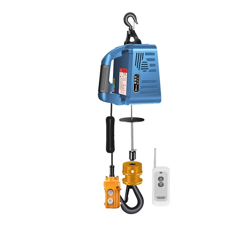 household Electric Hoist Lift Portable Small Crane Electric Winch ...