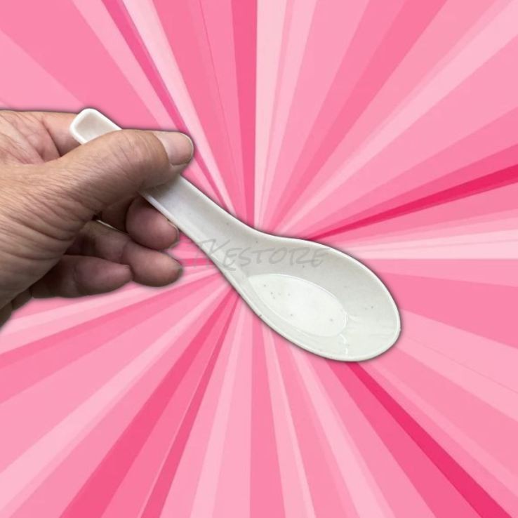 [12pcs] Plastic Reuseable Soup Spoon/ Sudu Plastik /Sudu Sup Plastik ...