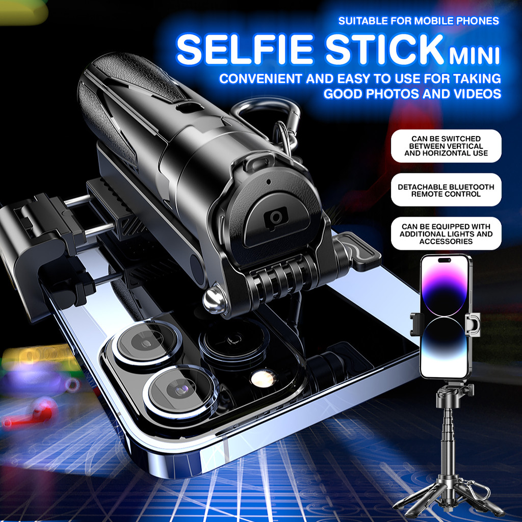 P15 Mini Bluetooth Selfie Stick Mini Tripod Bluetooth Shutter ...