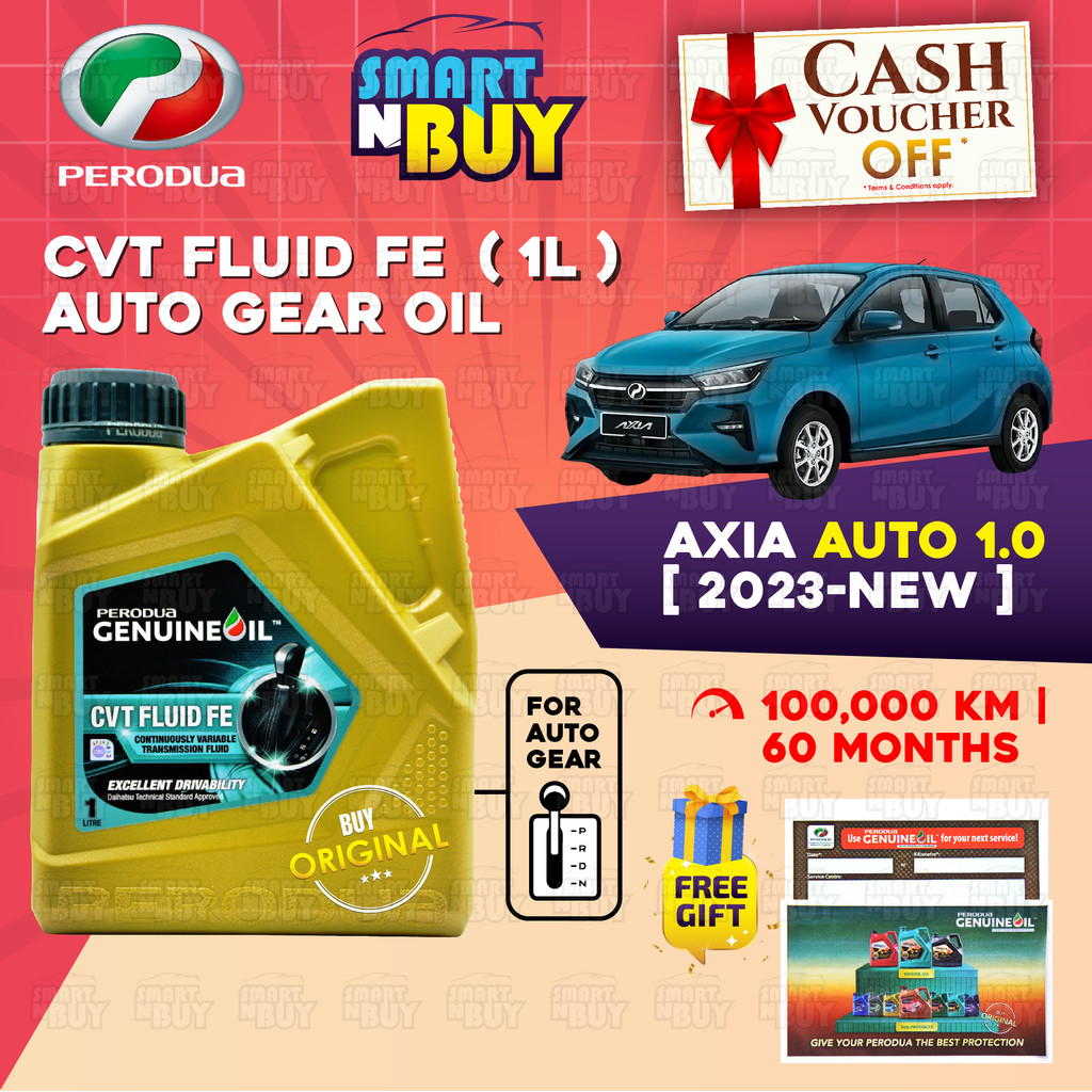 Perodua Gear Oil ATF CVT FE Original Minyak Gearbox CVT Kereta Perodua ...