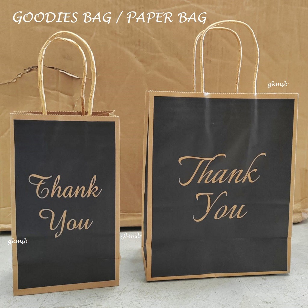 100pcs Paper Beg VIP / Gift Bag Wedding Paper Beg / Craft BagMurah ...