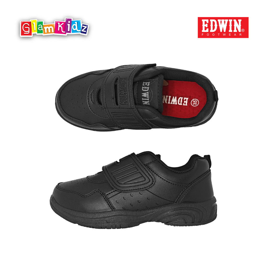 Edwin Black School Shoes / Kasut Sekolah #EW3002 | Shopee Malaysia