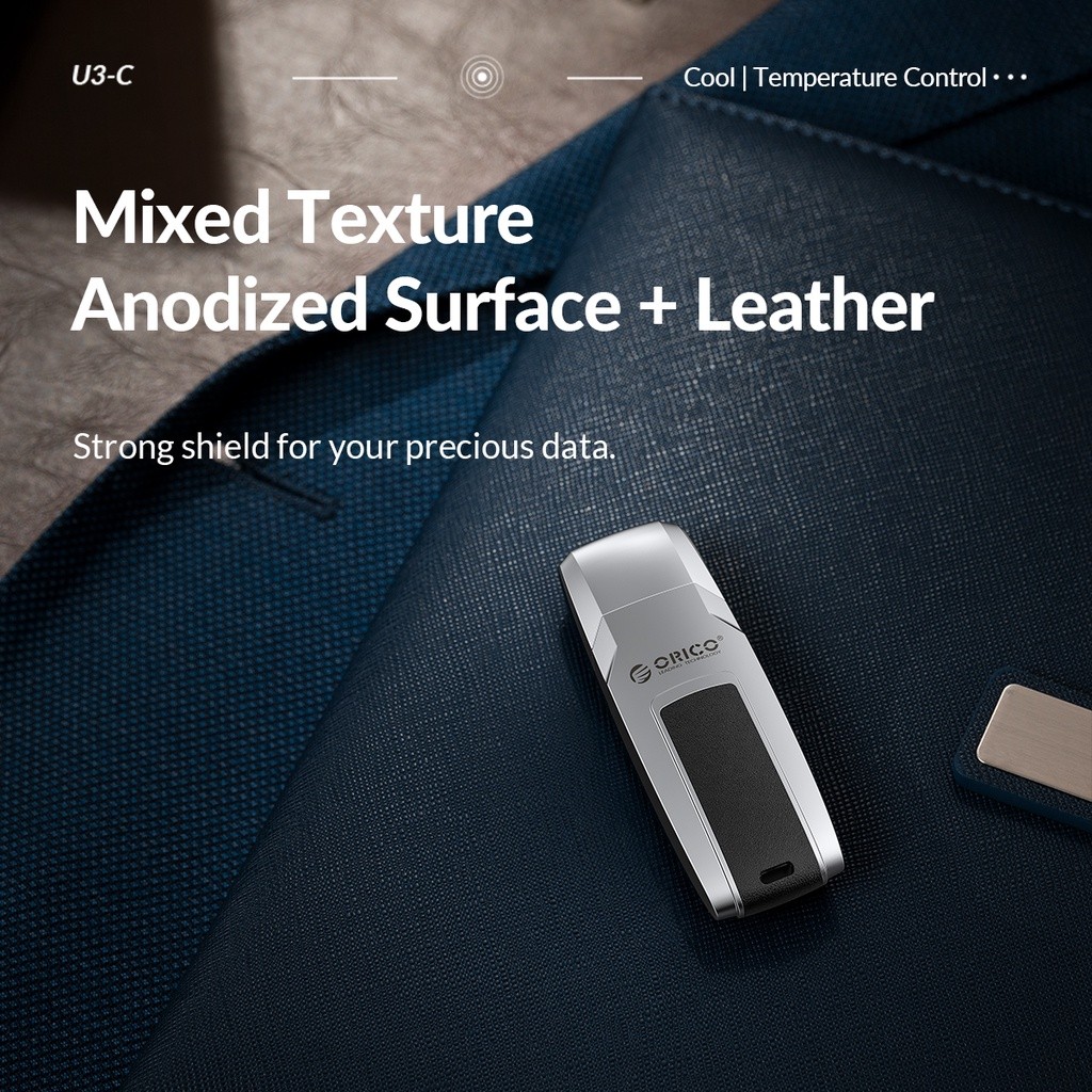 ORICO USB Disk Metal Waterproof USB Flash Stick 32GB 64GB 128GB 256GB ...