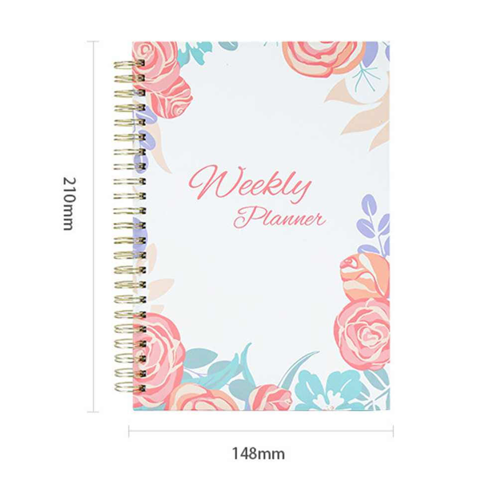 2025 Weekly Planner Spiral Notebook Notepad Daily Monthly Chedule ...
