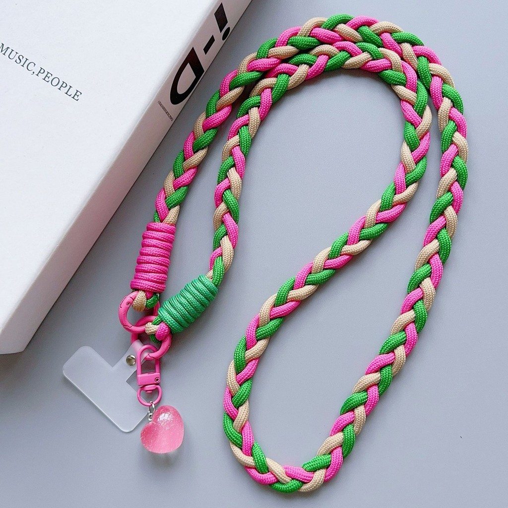 Colorful Braided Rope Fashion Diagonal Strap Rope Anti-Lost Strong ...