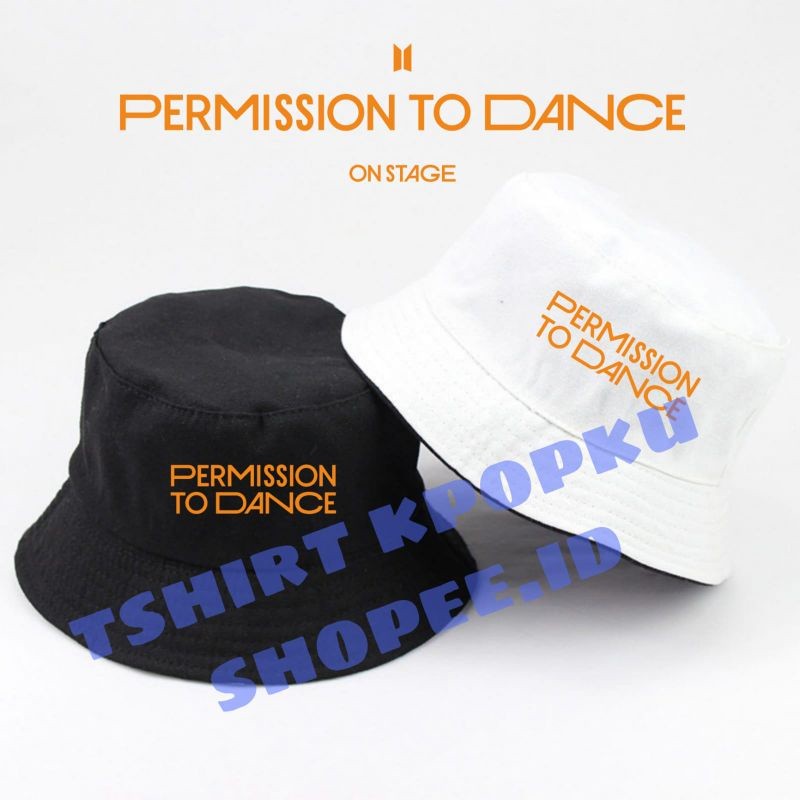 in stock Bucket hat bts permission to dance on stage | TOPI bucket hat ...