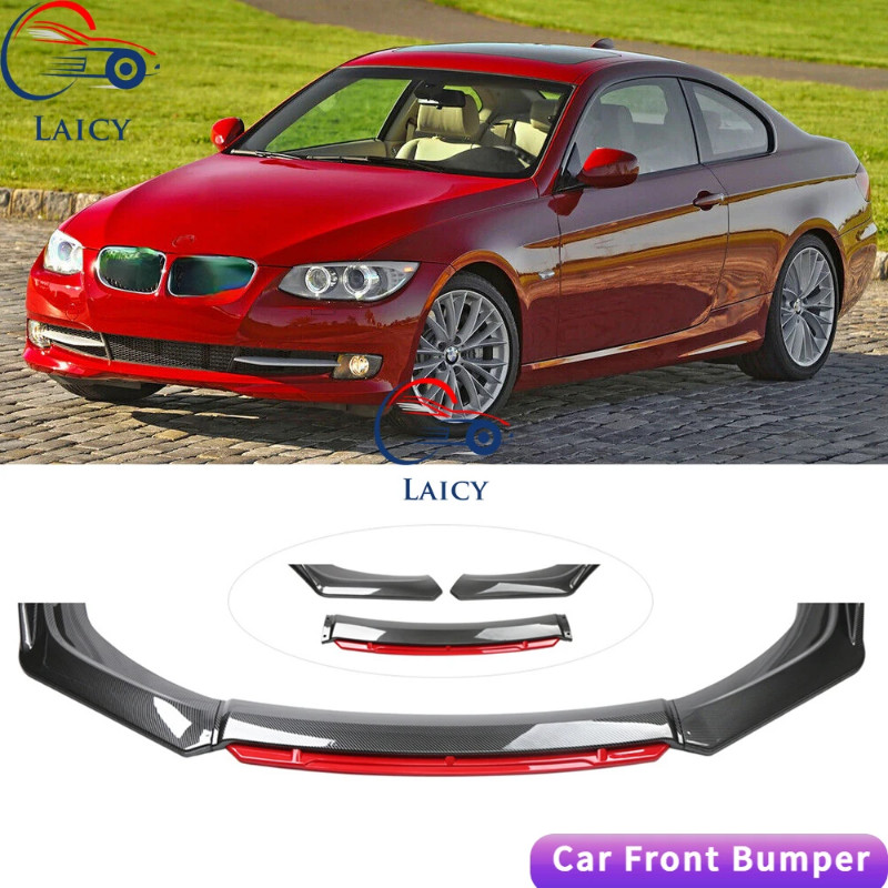 LAICY For 3 Series E46 E90 Front Bumper Lip Chin Spoiler Splitter ...