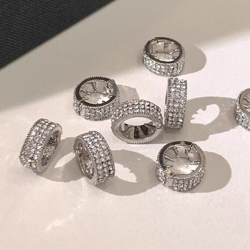 Jennie's Same Metallic Silver Round Braided Hair Buckle Sweet and Cool ...