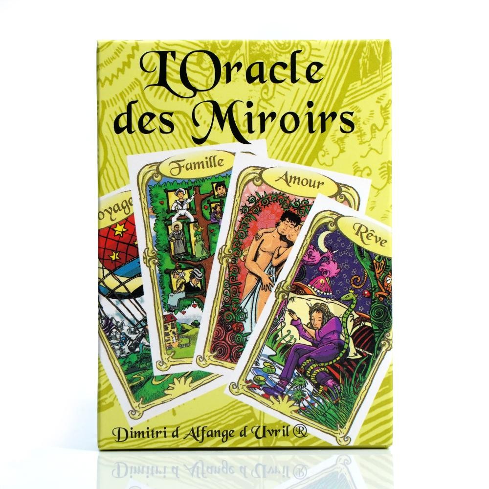 French Oracle des Miroirs with Paper Guidebook Tarot Playing Cards For ...