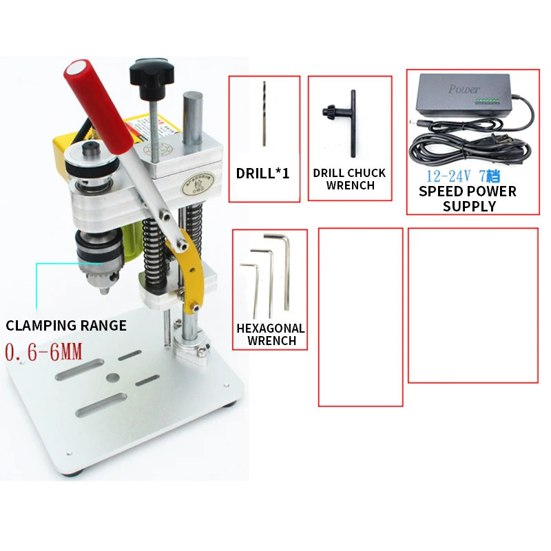 Mini Drill Press Precision Table Drilling Machine Portable Benchtop ...