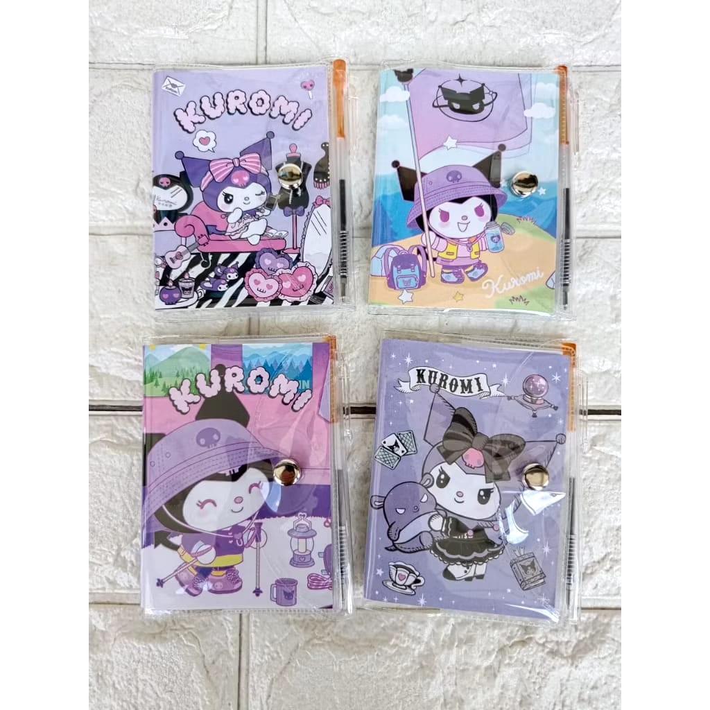 Sanrio notebook A7 Kuromi Melody Cinnamoroll Pokemon Pikachu Labubu ...