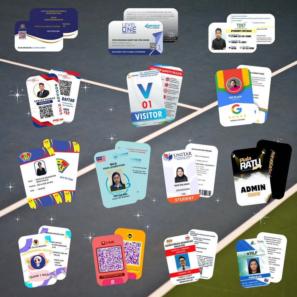 Id Card \ Student Card \ Kad Matriks \ Kad Staff \ Membership Card ...