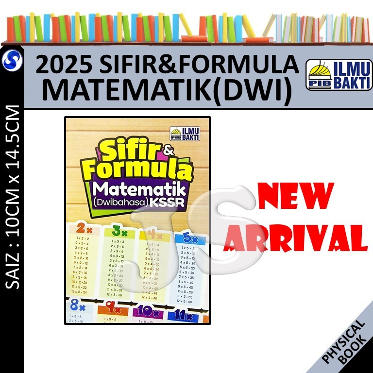 SIFIR & FORMULA MATEMATIK DWIBAHASA KSSR 2025 & 2024 (POKET SAIZ) RUJUKAN SEKOLAH RENDAH TAHUN 1 ...
